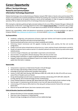 Pakistan Stock Exchange Limited - | PSX | Careers